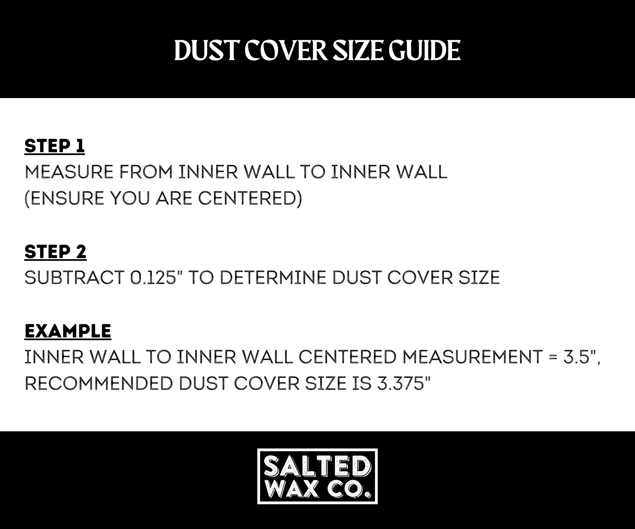 Custom Size Candle Dust Cover Cuts - Multi-Wick – Salted Wax Co.